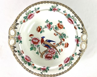 English Pheasant Salad Plates ~ Set of 2 ~ by F. Winkle Whieldon Ware ...
