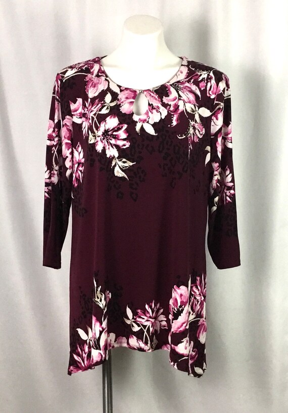 Jm collection blouse size - Gem