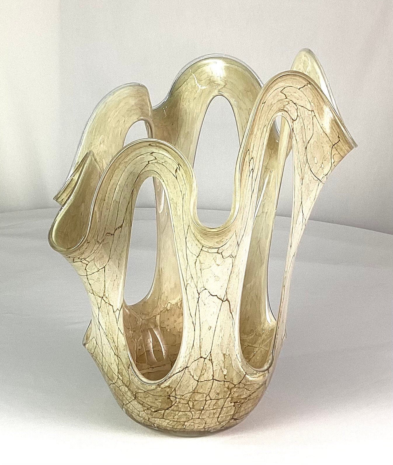 Makora Krosno Contemporary Art Glass Vase - Etsy