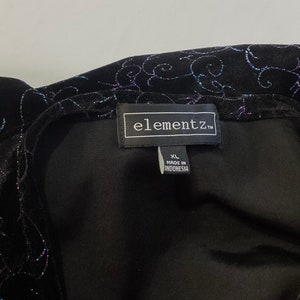 Elementz- Velvet Glitter Two Piece-size XL - Etsy