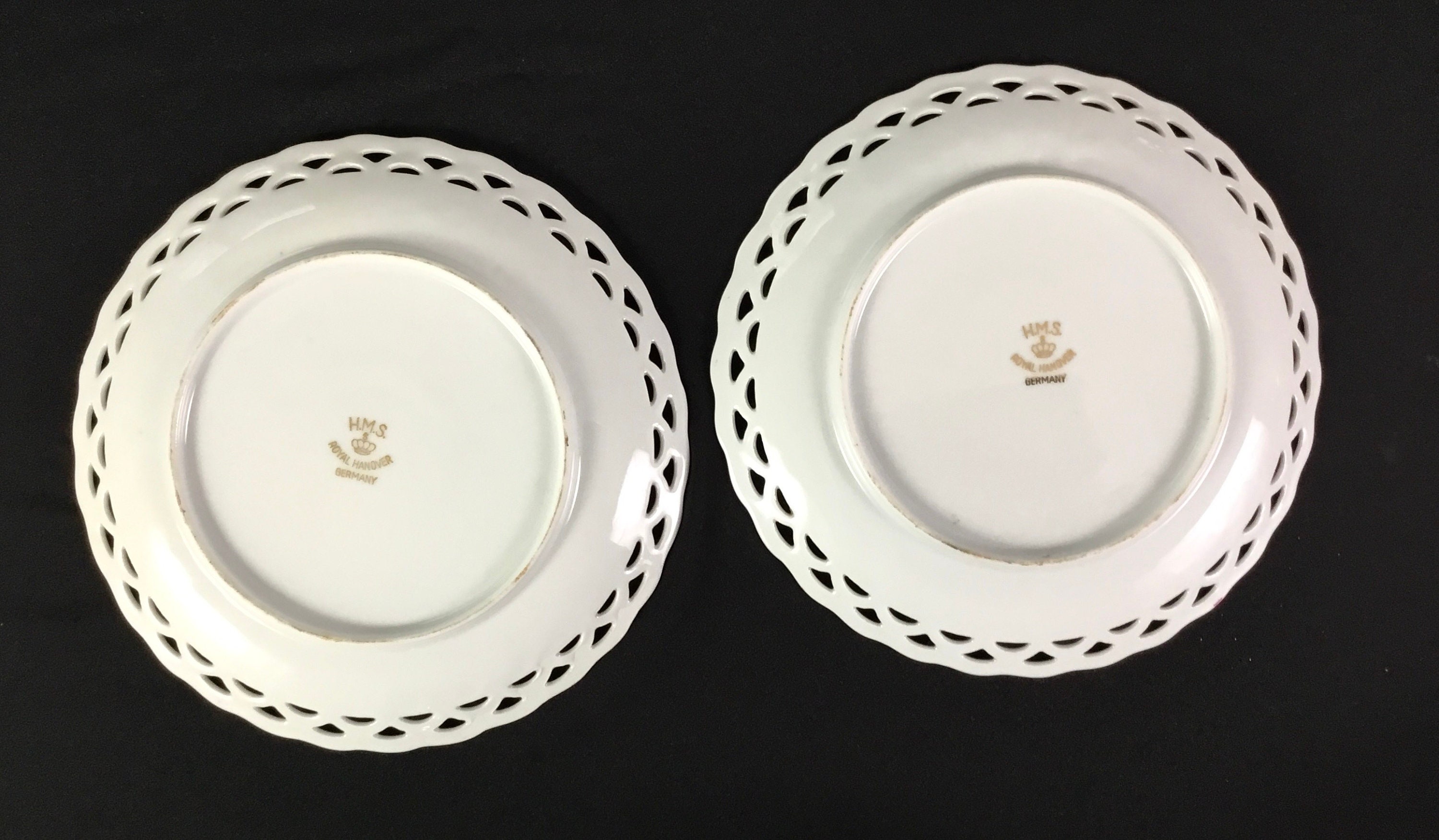 H.M.S. Royal Hanover Set of Dessert Plates - Etsy