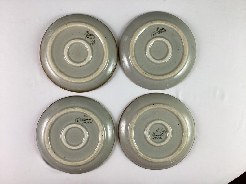 Ken Edwards el Palomar,mexico-stoneware Desert/salad Plates set of 4 - Etsy