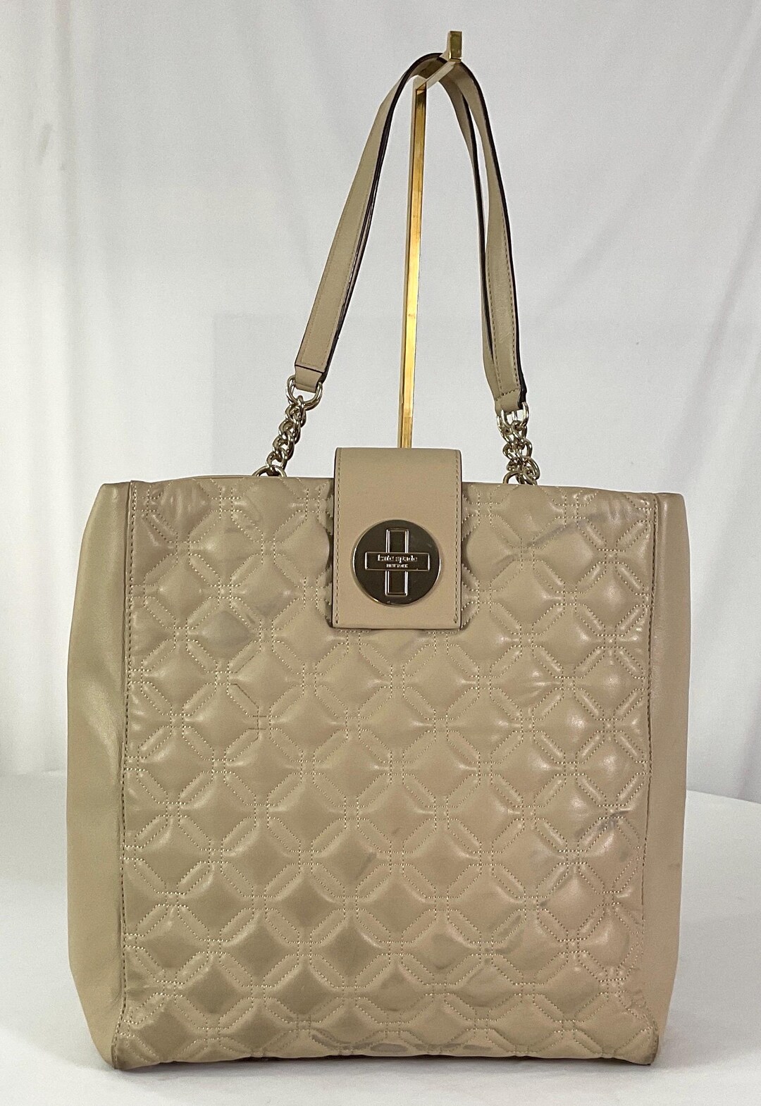 Kate Spade-astor Court,elena Quilted Leather Shoulder Bag-like New - Etsy