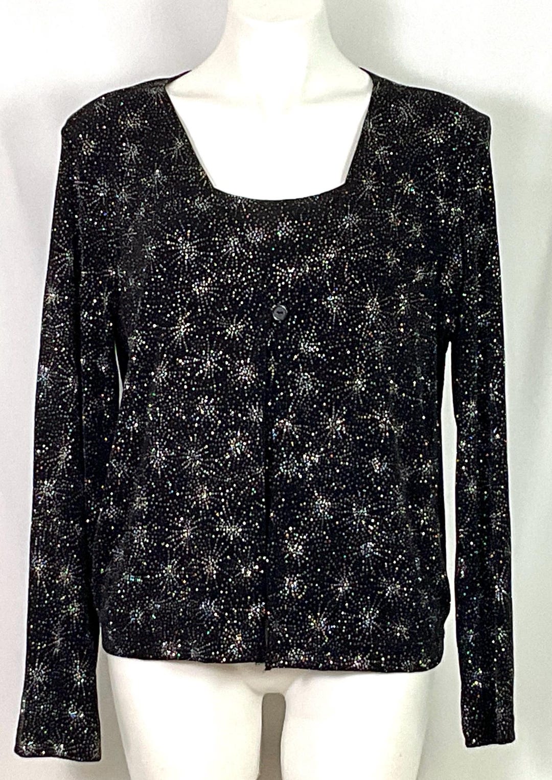 Jkla-of California-black – Silver Glitter, Two Piece Set – Size L - Etsy