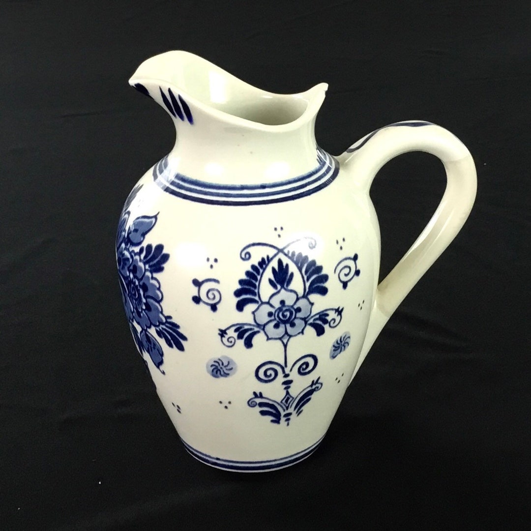 Vintage Delft Pitcher - Etsy