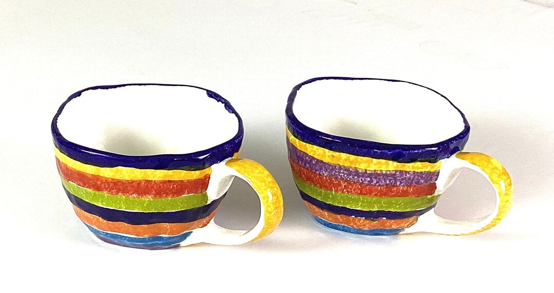 La Ceramica VBC- Hand Made and Painted Mugs - Etsy