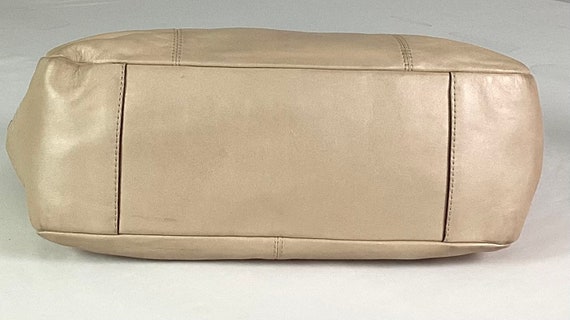 Coach- F17721- gallery soft shimmery leather EW tote… - Gem