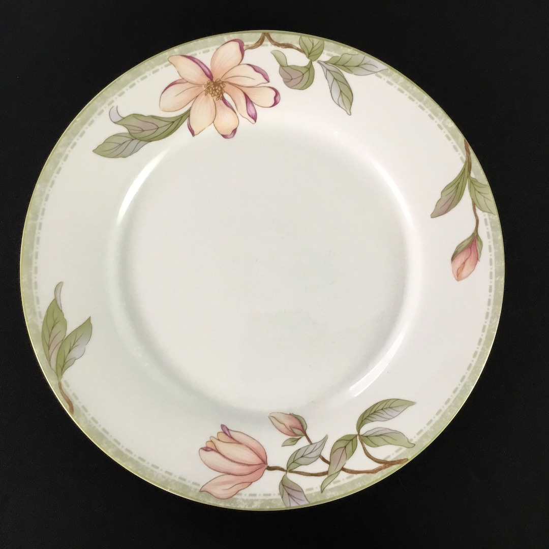 Oneida Porcelain -the Savannah Collection-set of 5 Dinner Plates -ships ...