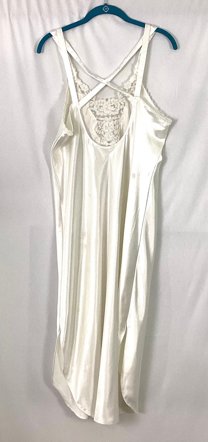 Intimo Amore-charmeuse Satin Lace Slip-size - Etsy