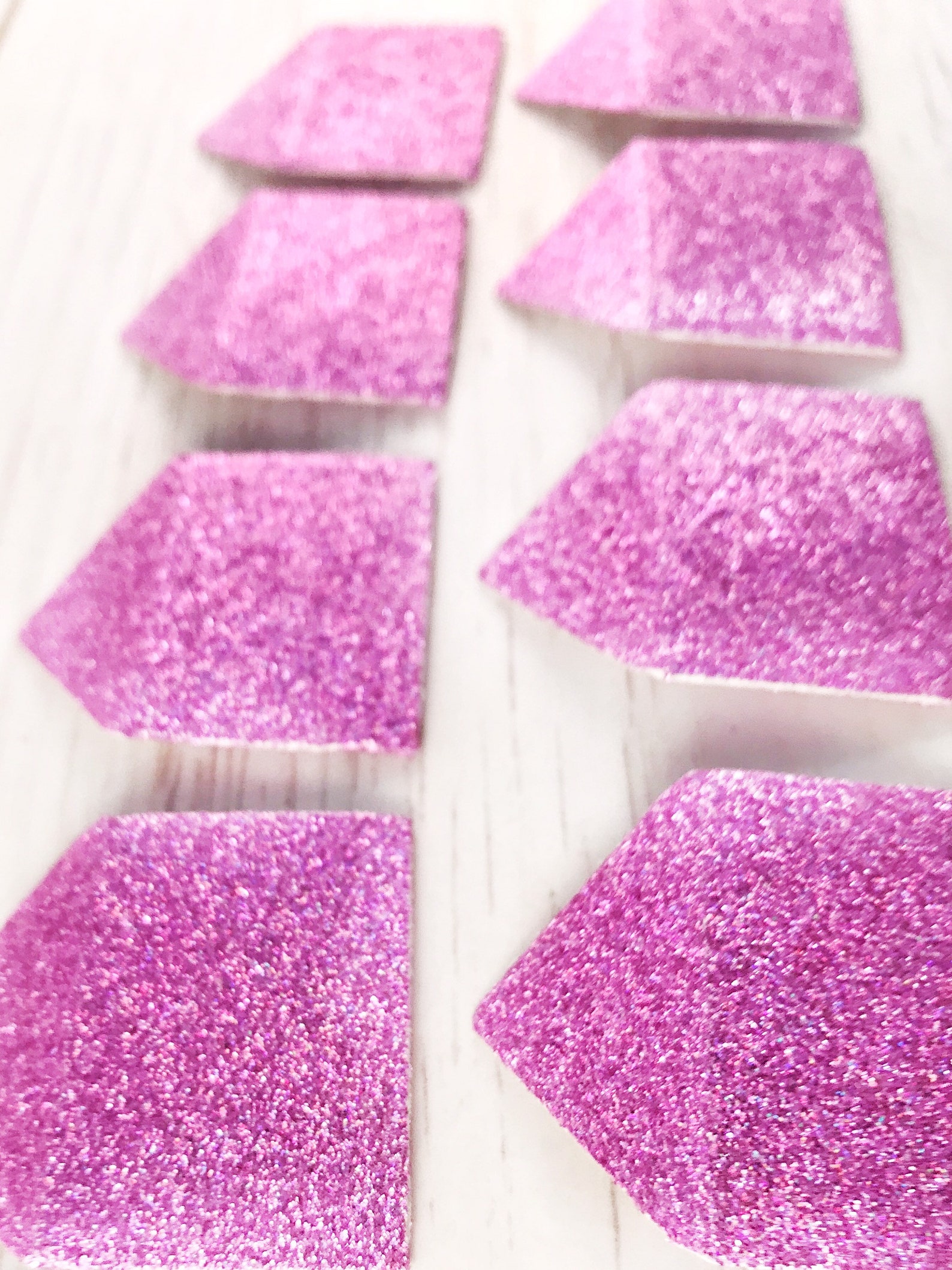 10 Mini Cards and Envelopes Glitter Pink Envelopes Thank You - Etsy UK