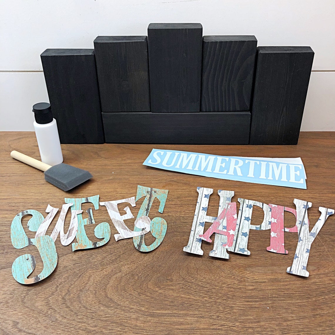 DIY Reversible Holiday Block Set Kit Do It Yourself Holiday - Etsy