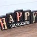 Reversible Merry Christmas and Happy Thanksgiving Letter Block Set for ...
