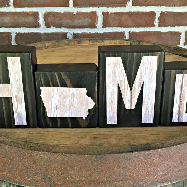 Wooden Letter Blocks - Etsy