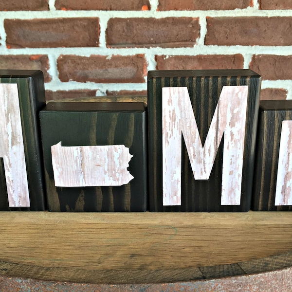 Rustic Wooden Letter - Etsy