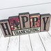 Reversible Merry Christmas and Happy Thanksgiving Letter Block Set ...