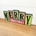 Reversible Merry Christmas and Happy Thanksgiving Letter Block Set for ...