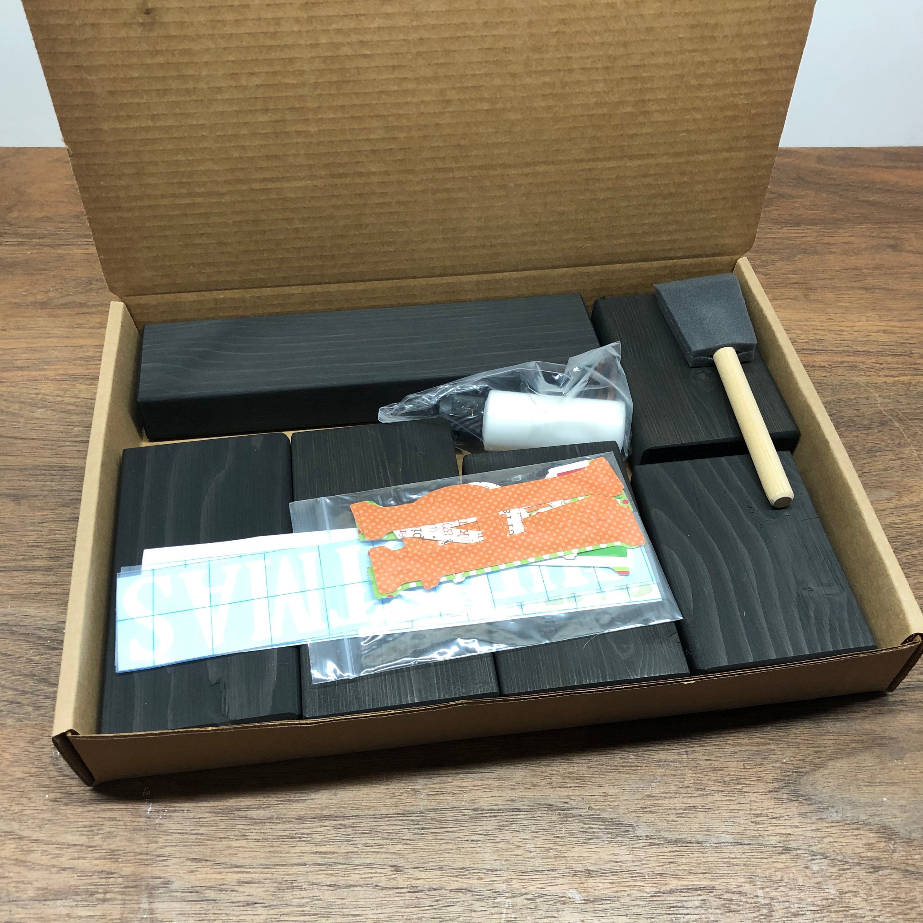 DIY Reversible Holiday Block Set Kit Do It Yourself Holiday - Etsy