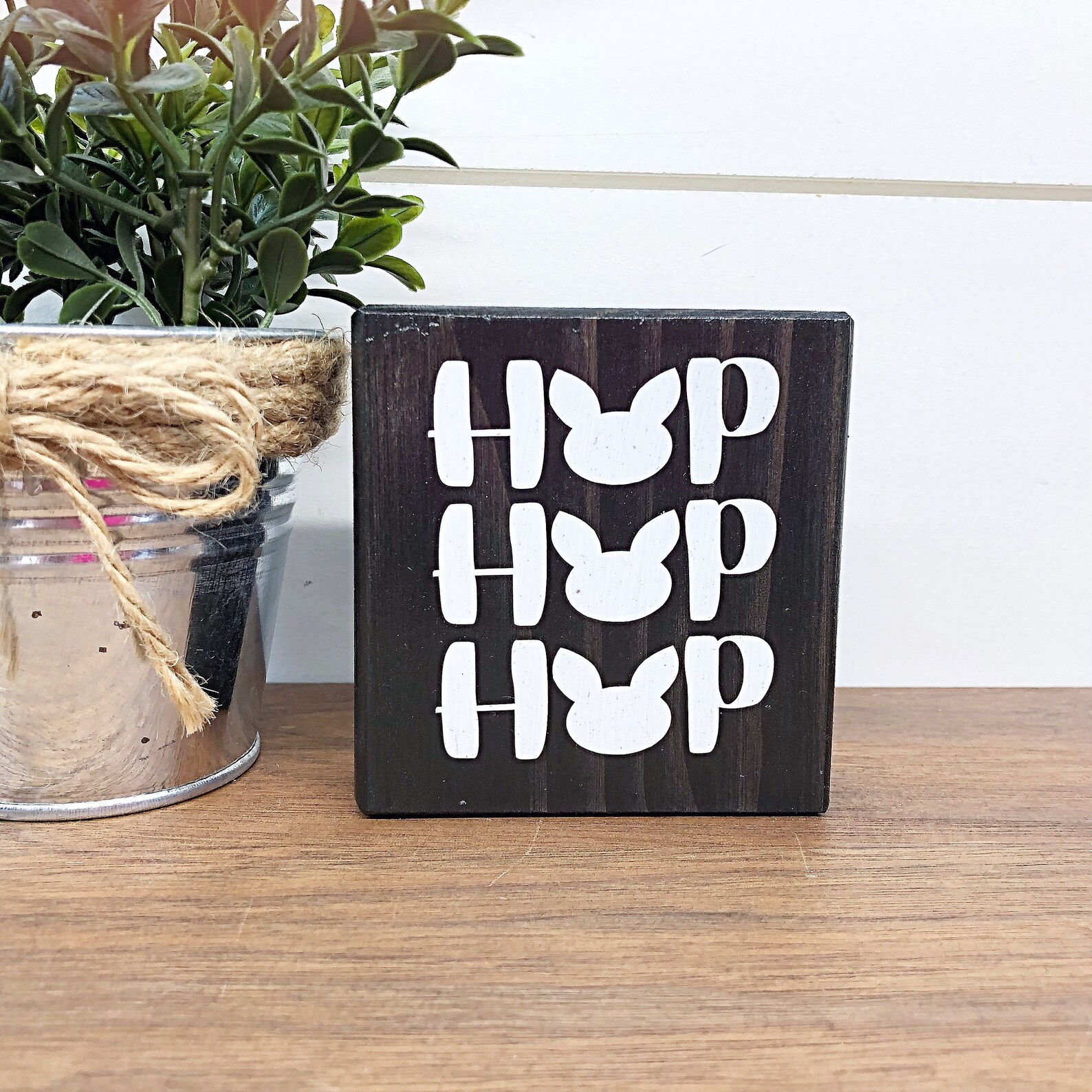 Reversible Easter and Spring Mini Wooden Block Sign, Farmhouse Decor ...