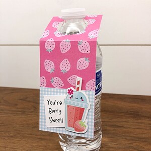 Assorted Water Bottle Drink Tags With Pocket for Powdered Drink Mix ...