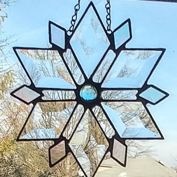 Beveled Snowflake - Etsy