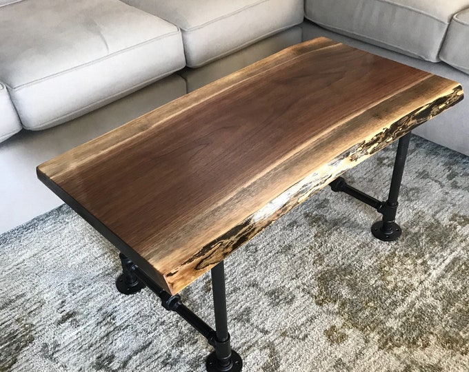 Live Edge Walnut Coffee Table - Etsy