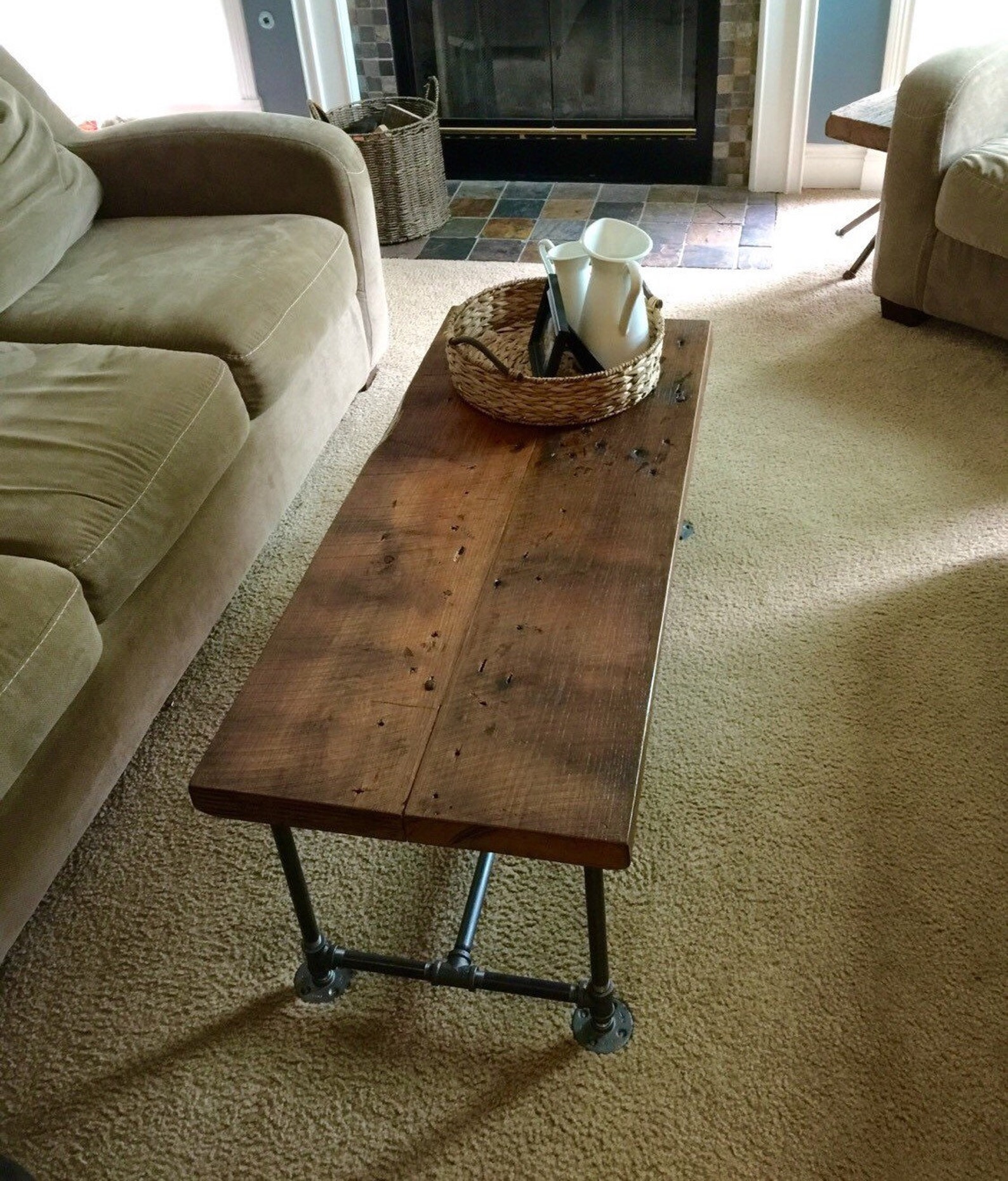 Reclaimed Barn Wood Coffee Table | Etsy