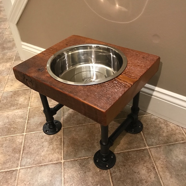 Rustic Dog Bowl - Etsy
