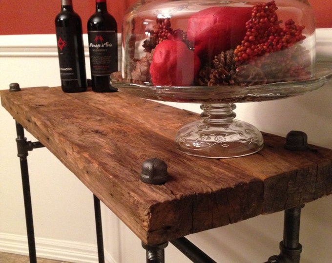 Reclaimed Barn Wood Sofa Table - Etsy