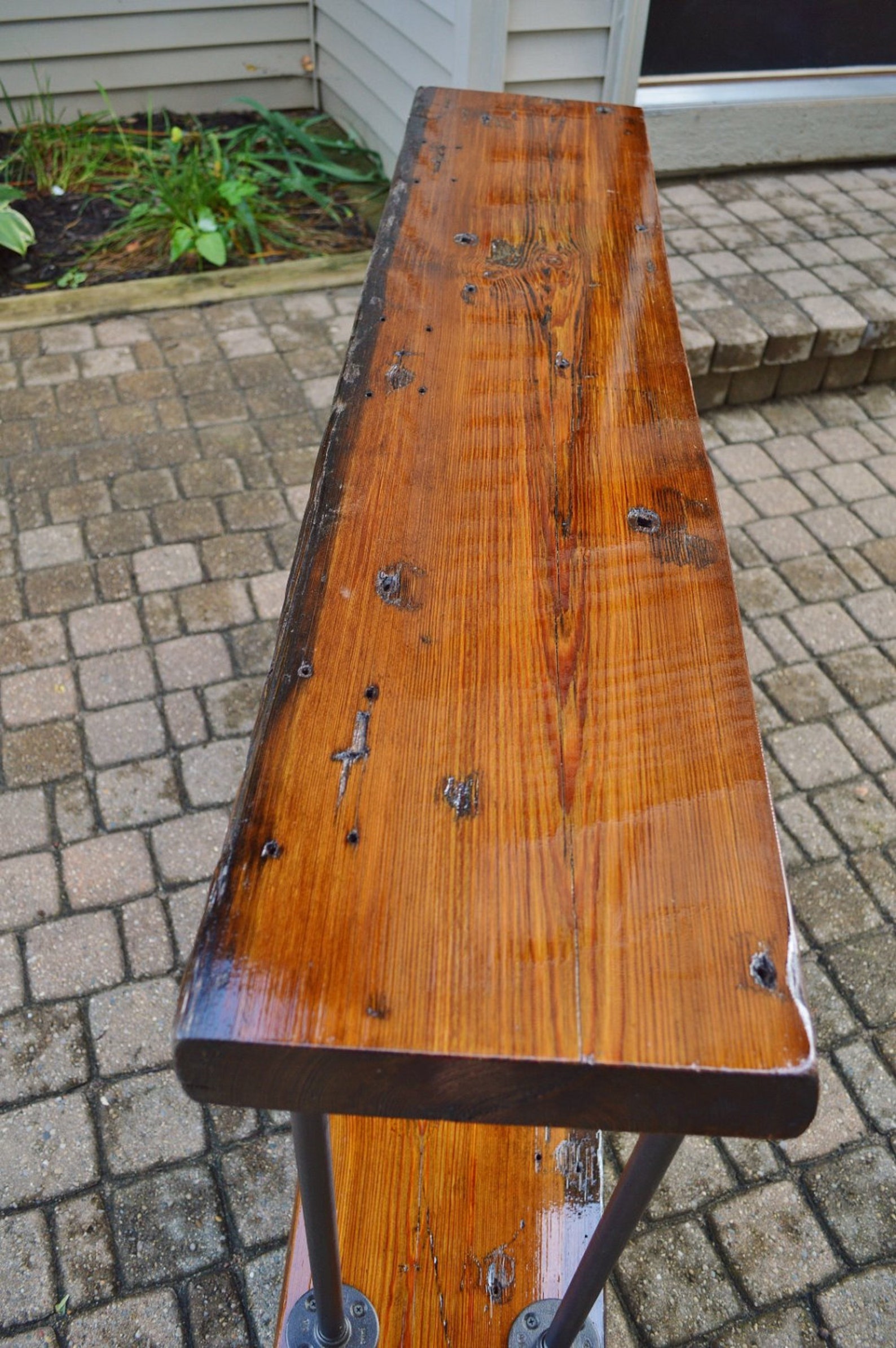 Barn Wood 2 Tier Sofa Table - Etsy