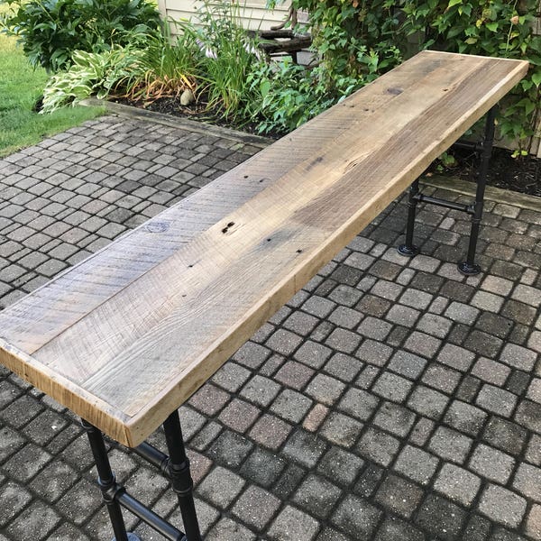 Rustic Sofa Table - Etsy