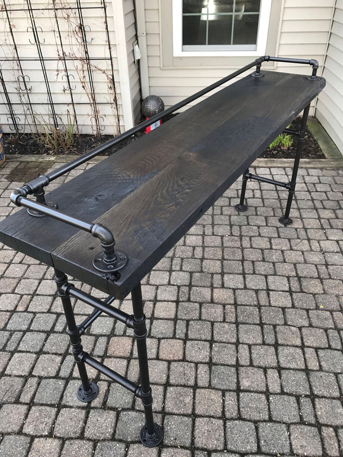 Reclaimed Barn Wood Sofa Bar Table - 8 Foot - Etsy Canada