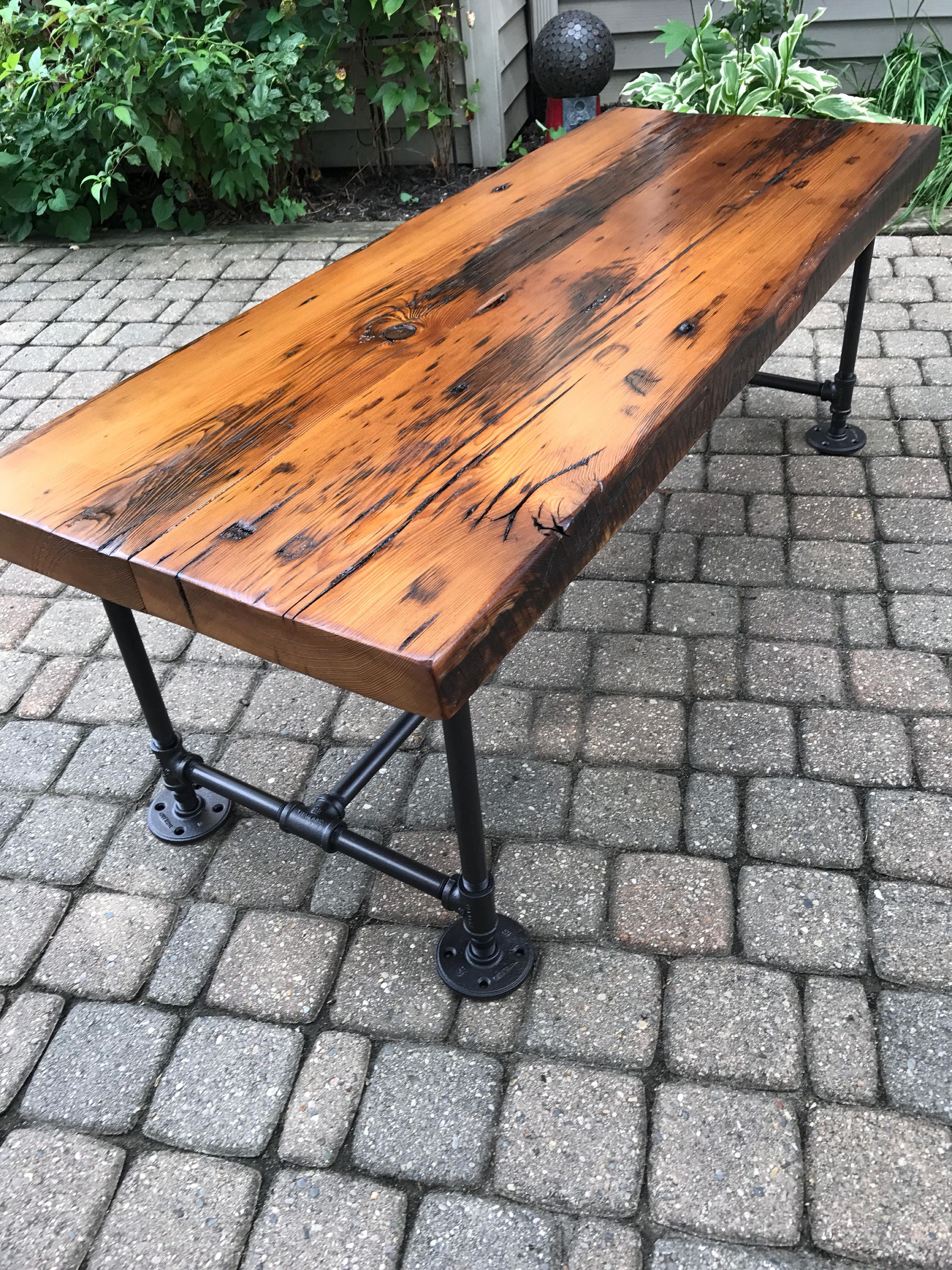 Reclaimed Barn Wood Coffee Table | Etsy