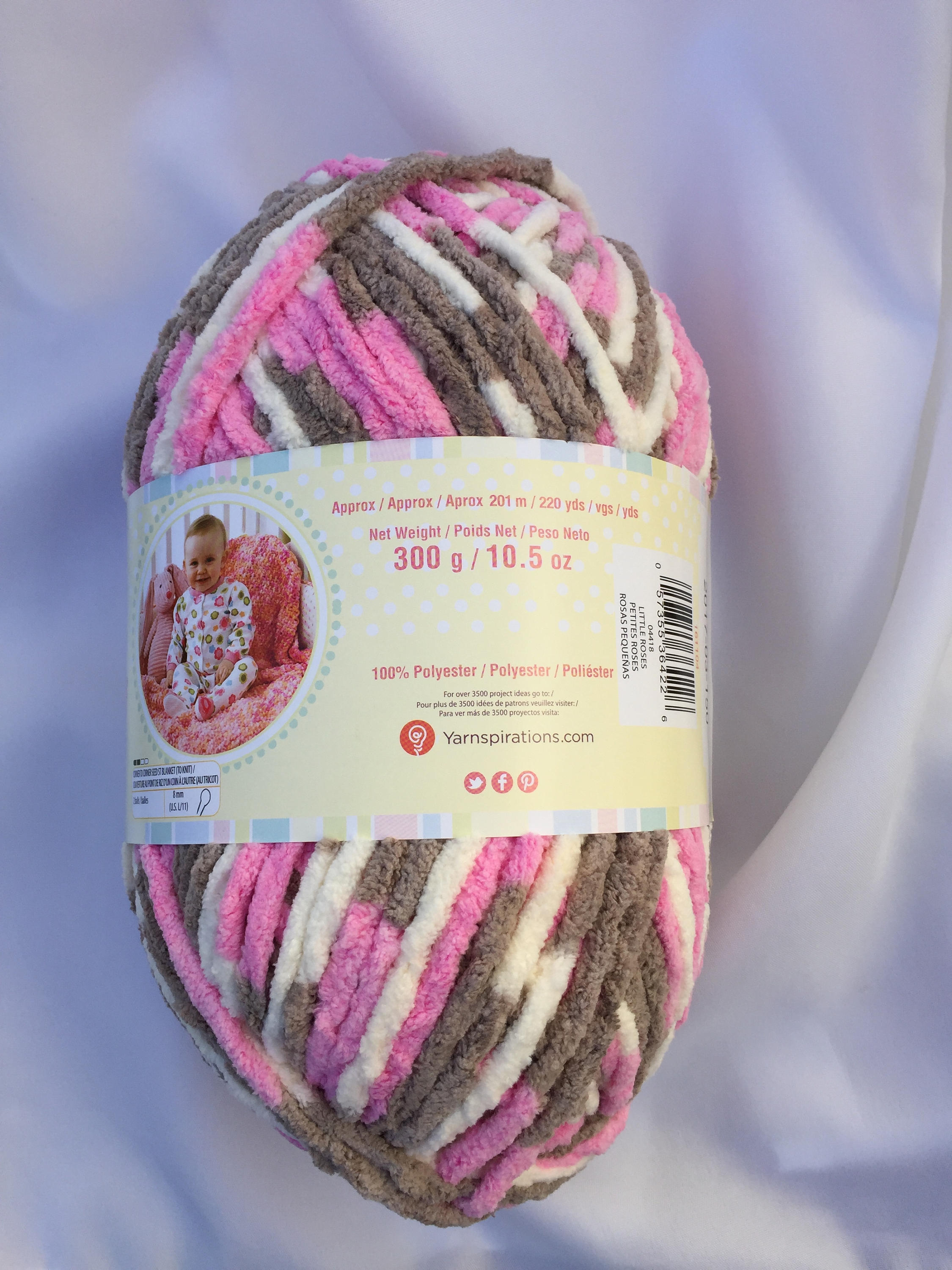 LITTLE ROSES Bernat Baby Blanket COLOR 04418 10.5 oz258 | Etsy