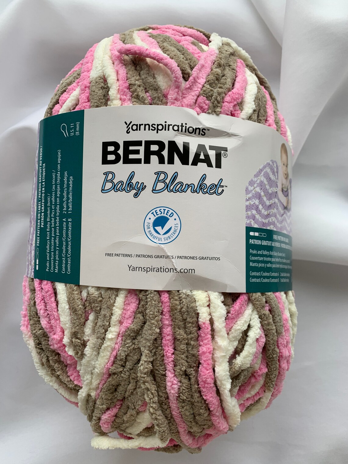 LITTLE ROSES Bernat Baby Blanket COLOR 04418 10.5 Oz258 | Etsy