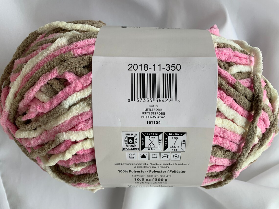 LITTLE ROSES Bernat Baby Blanket COLOR 04418 10.5 Oz258 | Etsy