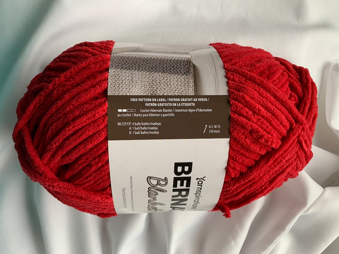 CRIMSON 10786 Bernat Blanket Yarn220yds 10.5 Oz Skein - Etsy