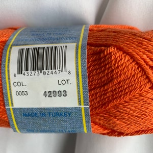 Plymouth Yarn Jeannee Knitting Worsted Weight Yarn Cotton Acrylic Blend ...