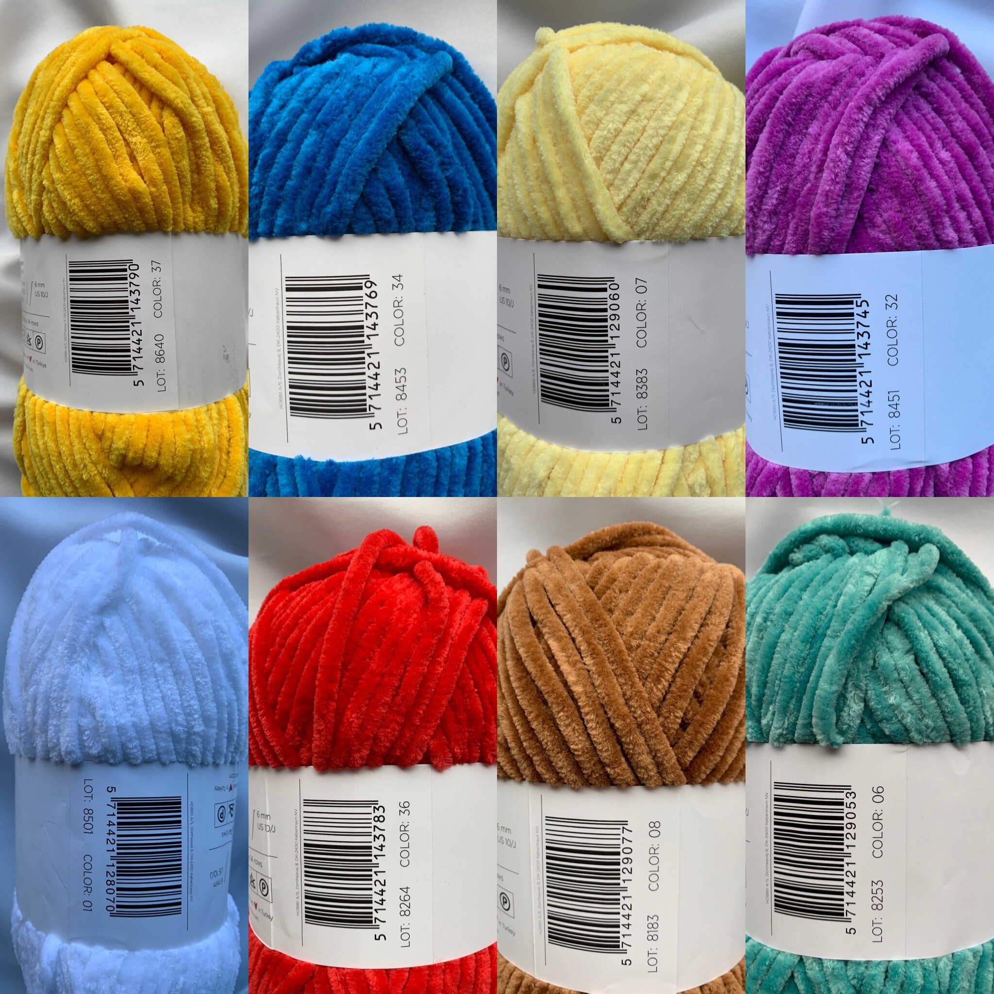 Crochet Yarn Colors