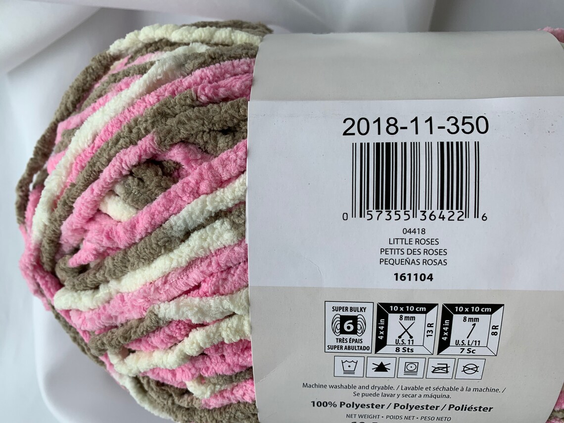 LITTLE ROSES Bernat Baby Blanket COLOR 04418 10.5 Oz258 | Etsy