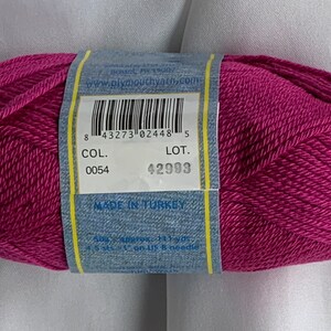 Plymouth Yarn Jeannee Knitting Worsted Weight Yarn Cotton Acrylic Blend ...