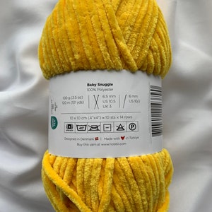 Baby Snuggle Chenille Yarn: Hobbi Polyester, Knit & Crochet - Etsy