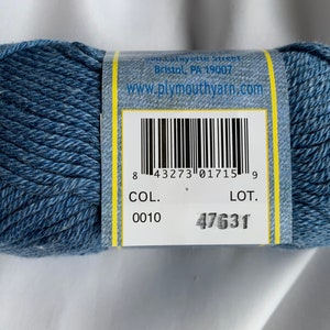 Plymouth Yarn Jeannee Knitting Worsted Weight Yarn Cotton Acrylic Blend ...