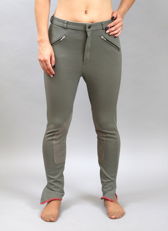 Vintage Khaki Stretchy Horseback Riding Pants. Womens… - Gem