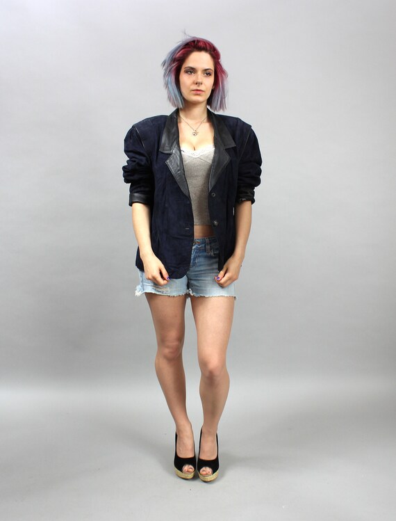 80s Suede CAMEL Cigarettes Bomber Jacket. Vintage Lea… - Gem