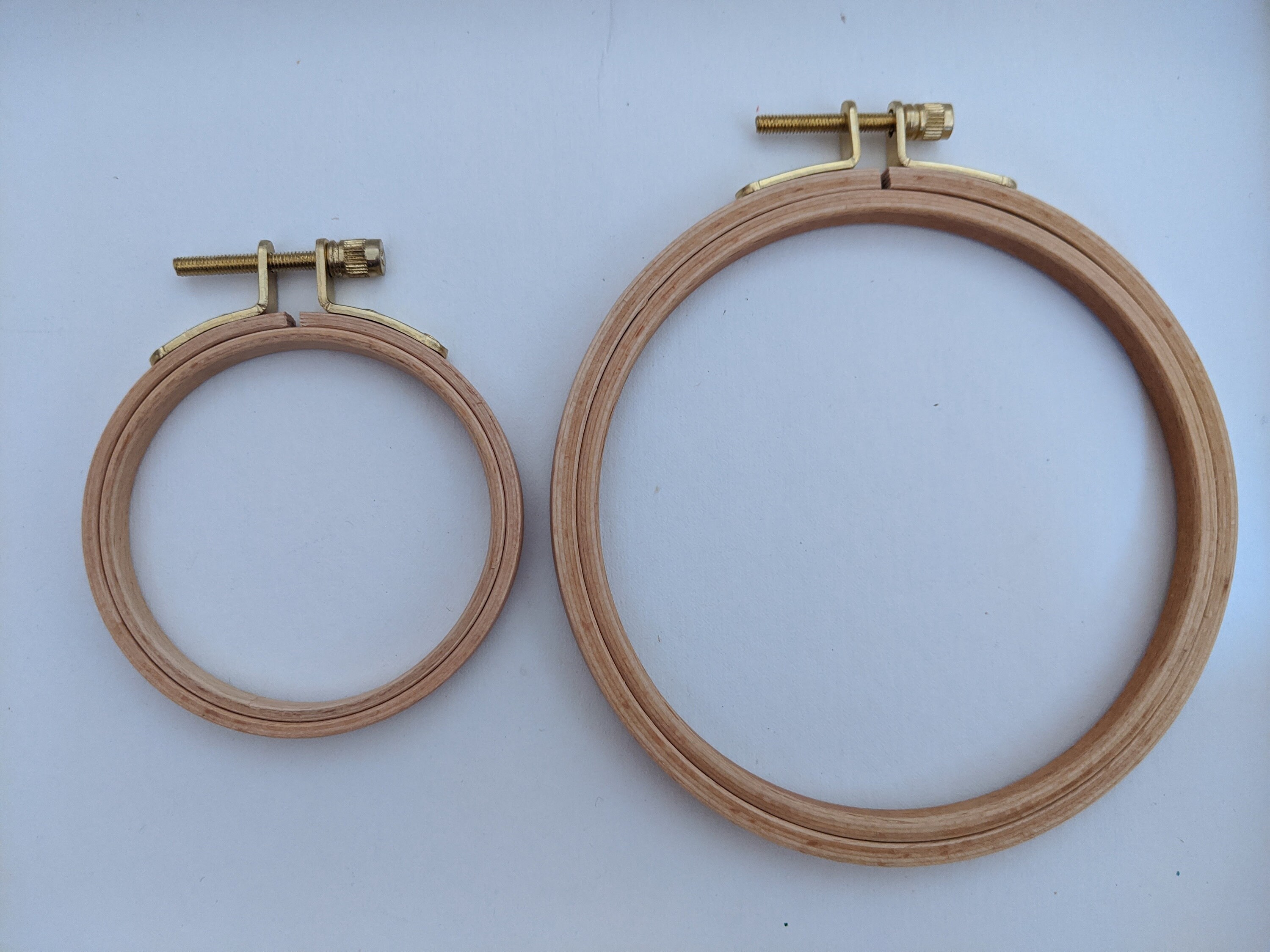 Embroidery Hoop Frame 1 X 7.5cm 3 Inches / 10.5cm 413 in / | Etsy