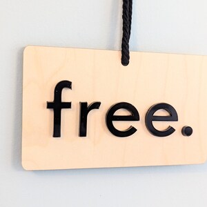 Do Not Disturb Free Busy Sign Work Wood and 3d Acrylic Letters Door ...