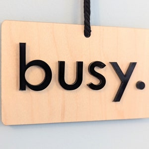 Do Not Disturb Free Busy Sign Work Wood and 3d Acrylic Letters Door ...