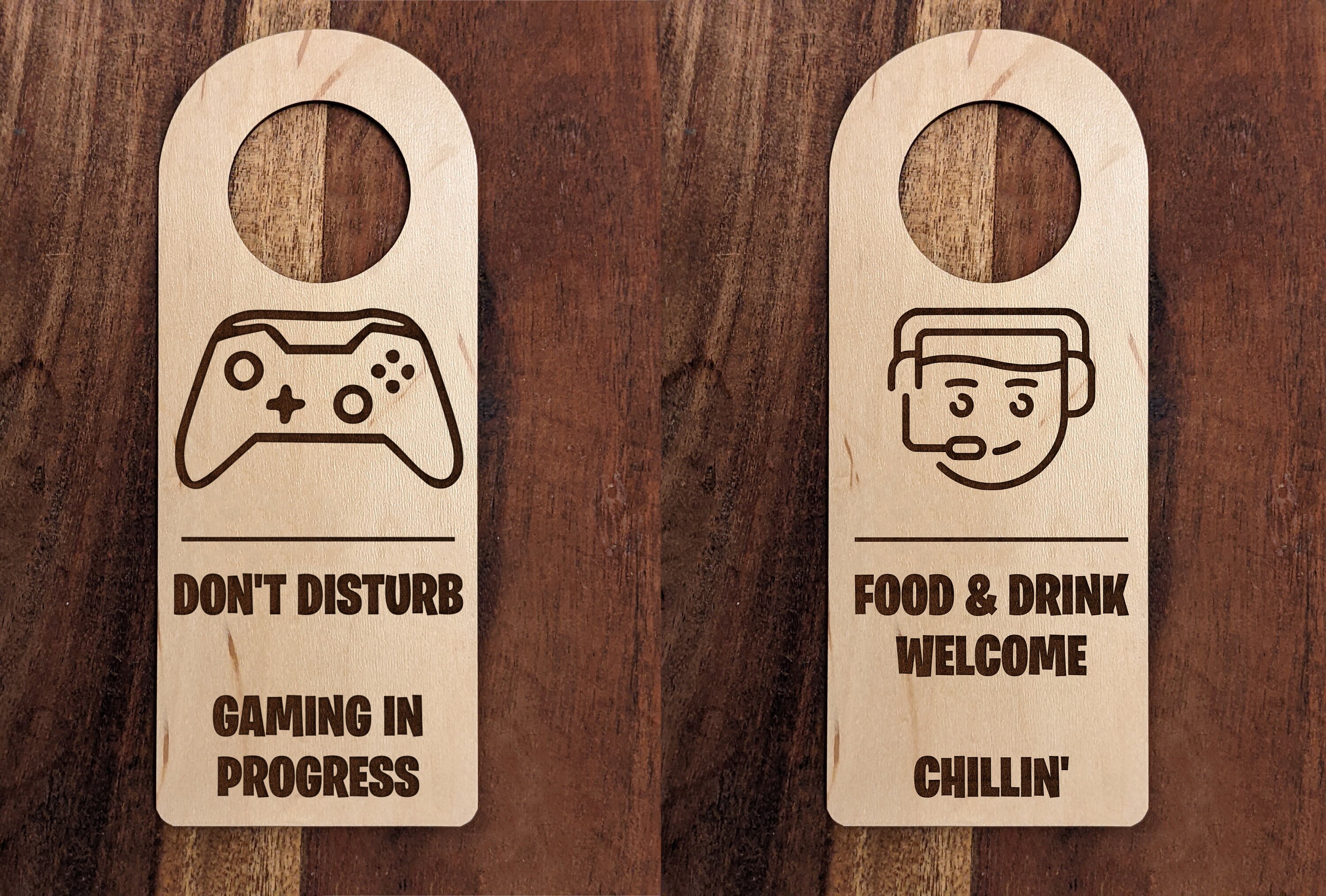 Gaming in progress door sign — Chikaishop