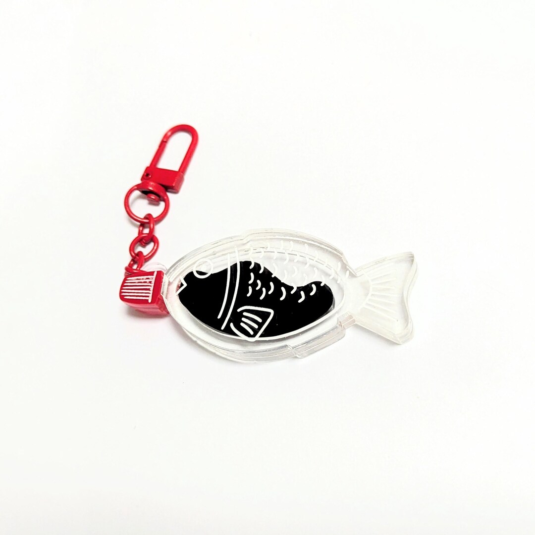 Soy Sauce Fish Bottle Keyring Japanese Bento Acrylic / Japanese Food ...