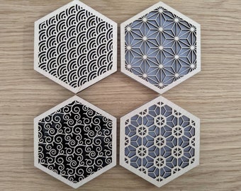 Japanese Coasters | Etsy